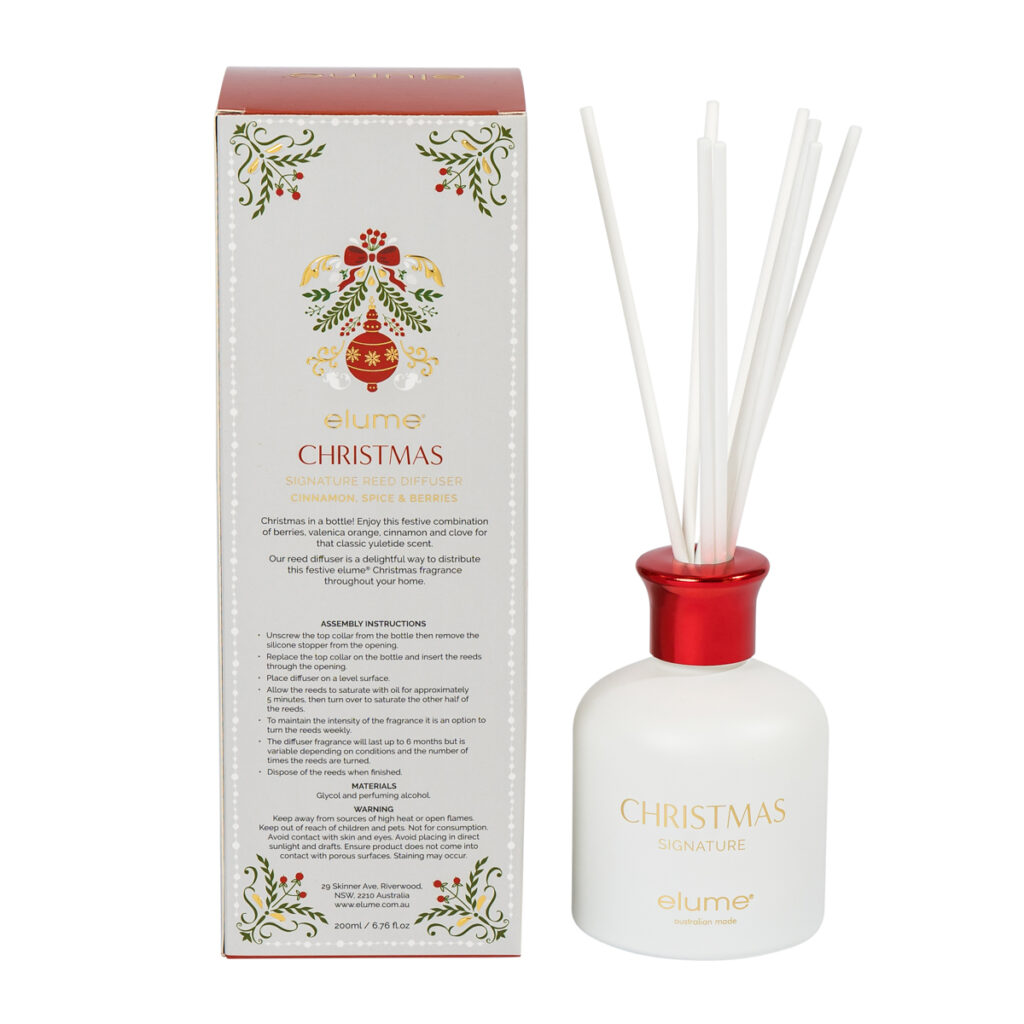 Christmas Signature Reed Diffuser - Elume Australian Handmade Candles