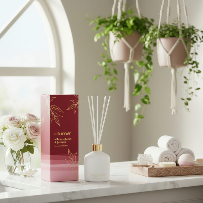 Wild Raspberry & Jasmine Reed Diffusers - Elume Australian Handmade Candles